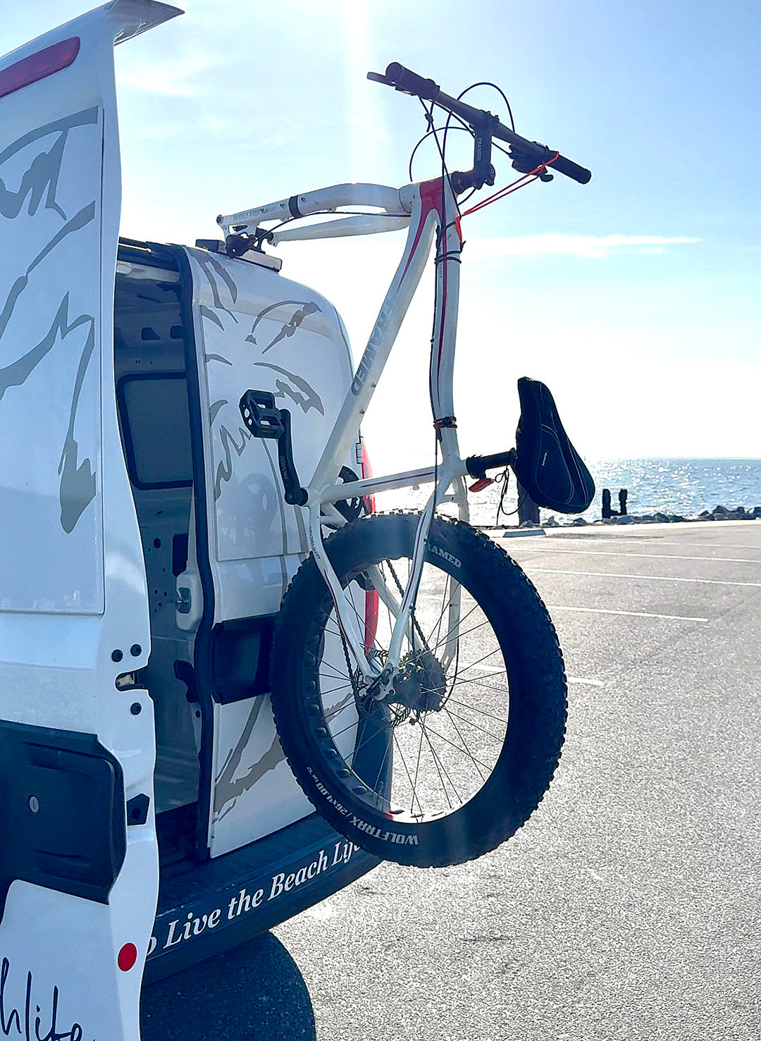 Bike Hook bicycle Rear Door Rack – Ford Transit Connect Campervan ...